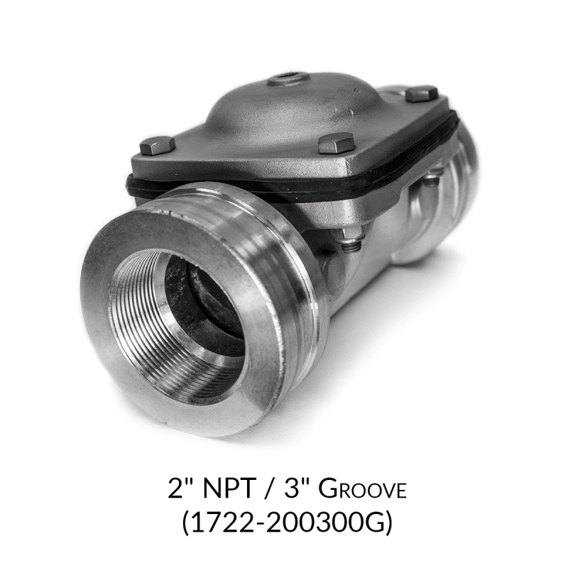 NPT/Groove Inline Valve - Access Truck Parts - Canada