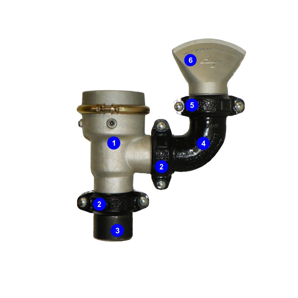 Tee Valve Kit (90° Side) - Access Truck Parts - Canada